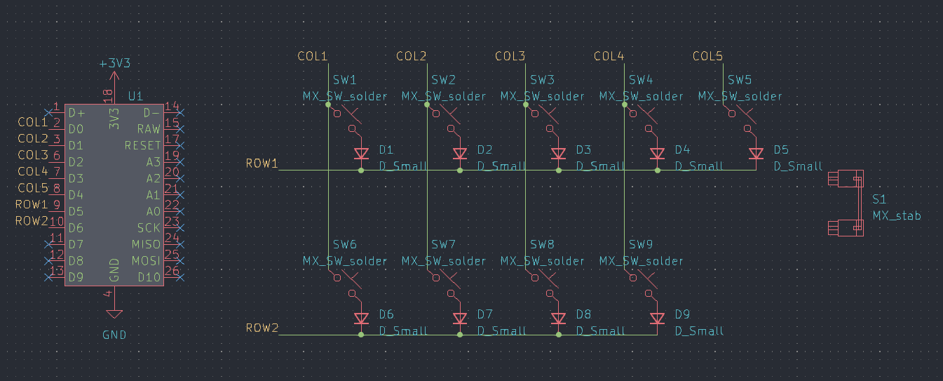 Keyboard Design Part 3 - Schematic Capture